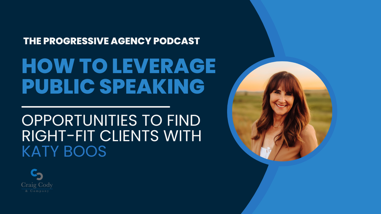 How to Leverage Public Speaking Opportunities to Find Right-Fit Clients with Katy Boos - Craig ...